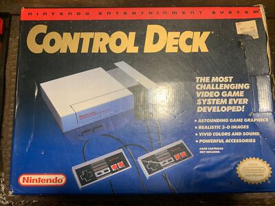 Nintendo NES Control Deck ***BOX ONLY*** Original Console System | eBay