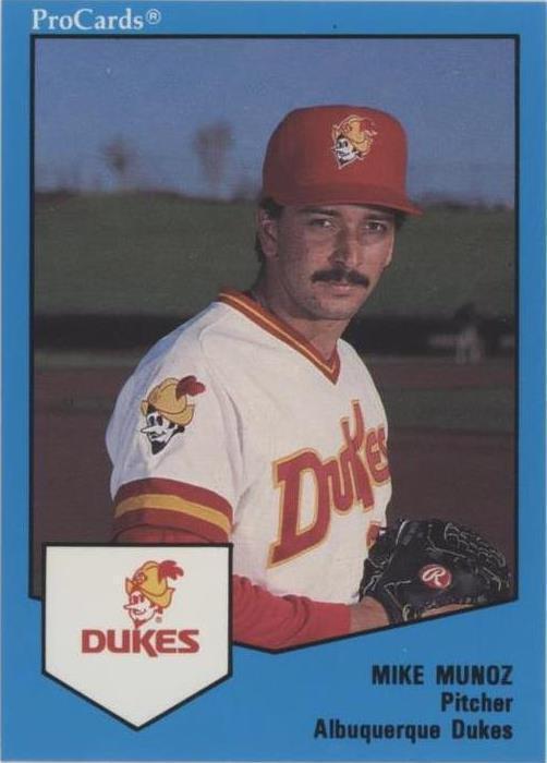 1989 ProCards Minor League Team Sets - Mike Munoz #62 (RC) for sale ...
