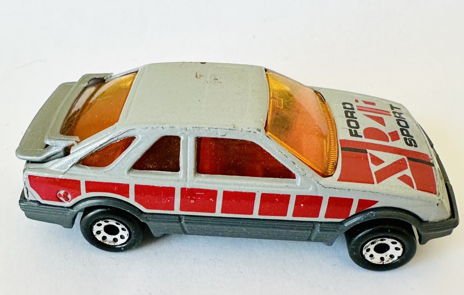 Vintage 1983 Matchbox 1-75 series Ford Sierra XR4i No.55 Silver 1:58 ...