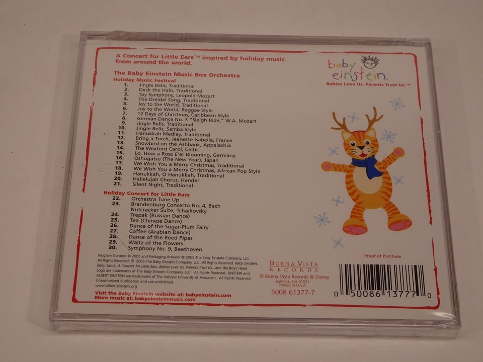 Baby Einstein - Baby Santa (CD, Oct-2006, Buena Vista) 50086137770| eBay