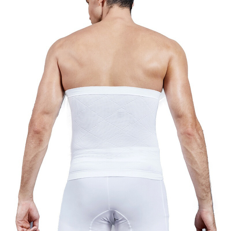 Men Tummy Tuck Belt Body Shaper Control Slimming Waist Trainer Trimmer ...