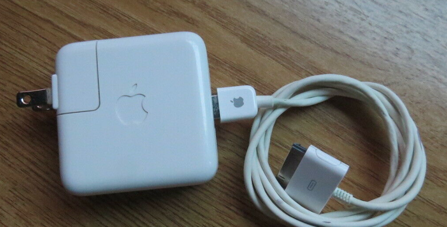 Genuine Apple iPod original Adapter Power Supply FireWire Cable cord ...