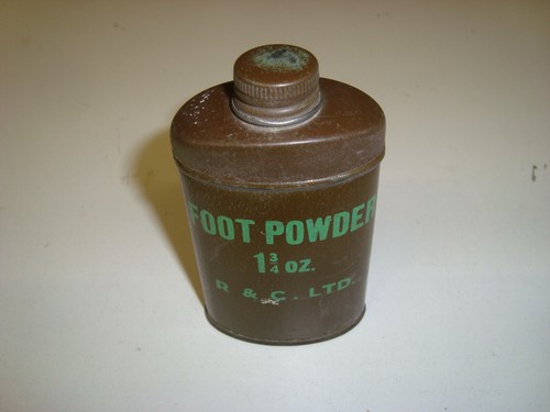 WWII British Army Foot Powder Can Original FREE SHIPPING | eBay