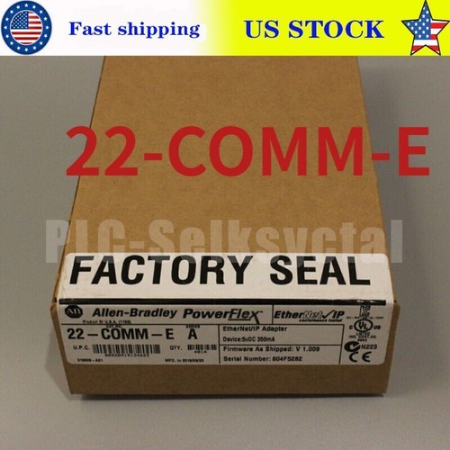 1 PCS New Sealed AB 22-COMM-E SER A PowerFlex Ethernet/IP Comm Adapter ...