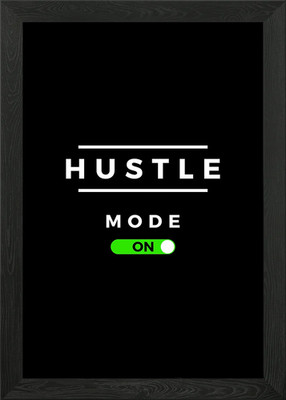 Hustle Mode On Framed Wall Art Poster Canvas Print Picture | eBay.de