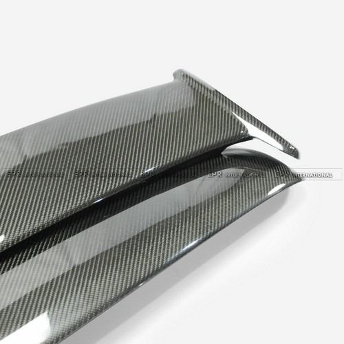 For Honda EK Civic Rear Roof Spoiler/Bumper Canard/Front Grille Carbon ...
