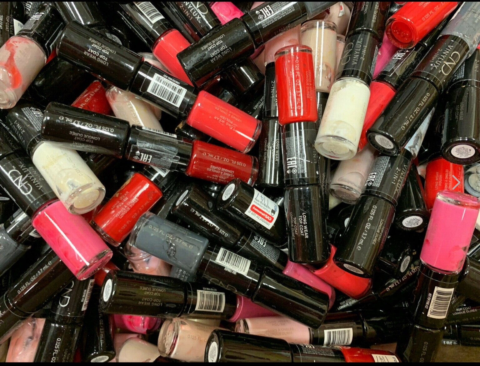 LOT OF (25) CND VINYLUX 2-IN-1 LONG WEAR Nail POLI- NEW Nail Polish ...