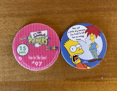 Rare Simpsons Picker Tazo Error Rear | eBay Australia