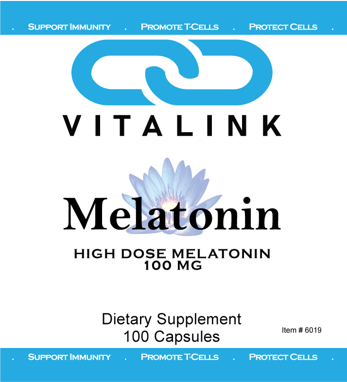 VitaLink High Dose Melatonin 100 mg 100 Capsules (Potent Immune Support) | eBay