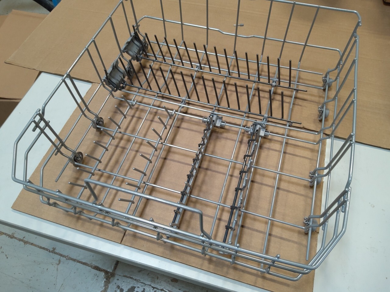 OEM Bosch 20000533 Lower Rack Crockery Basket w/ 3 Tines, Silver | eBay