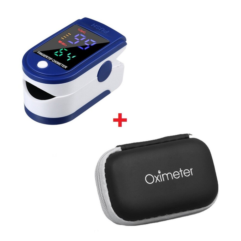 Heart Rate Monitor Oximeter Blood Oxygen SpO2 Finger Pulse Saturation ...