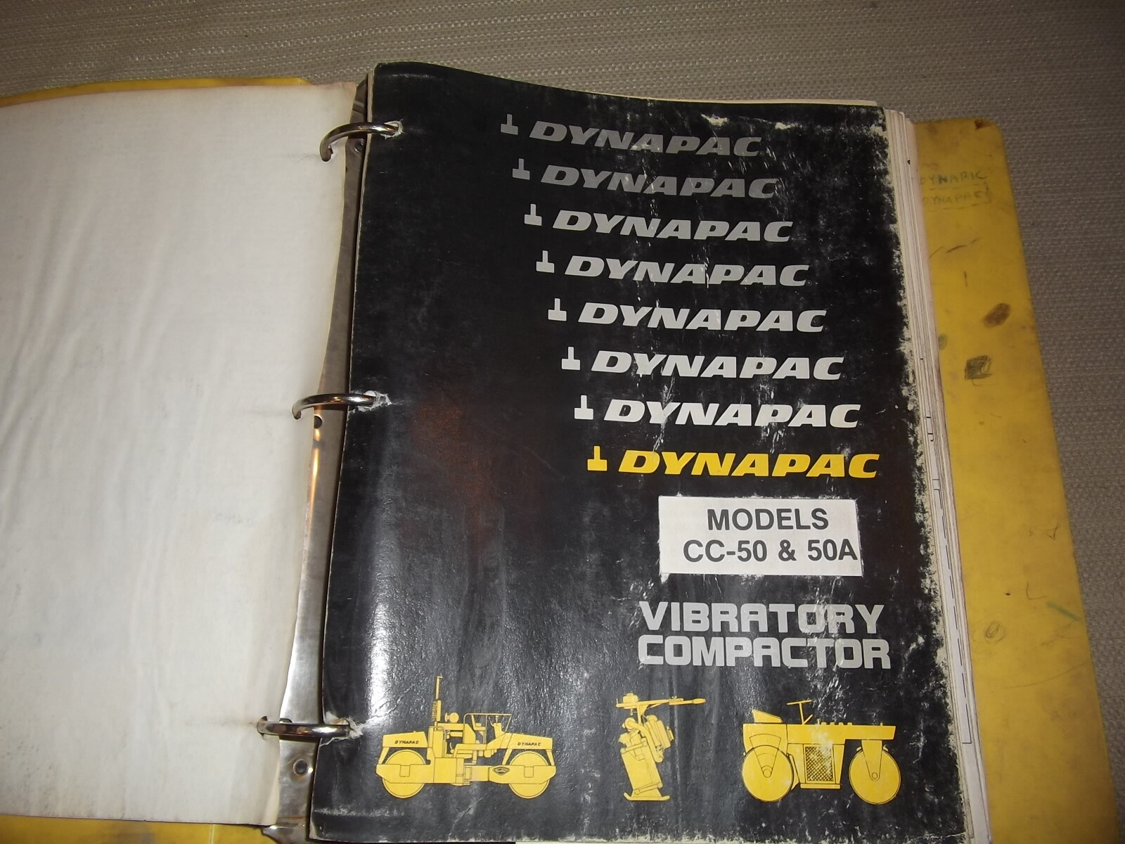 DYNAPAC CC-50 CC-50A VIBRATORY COMPACTOR SERVICE SHOP REPAIR WORKSHOP ...
