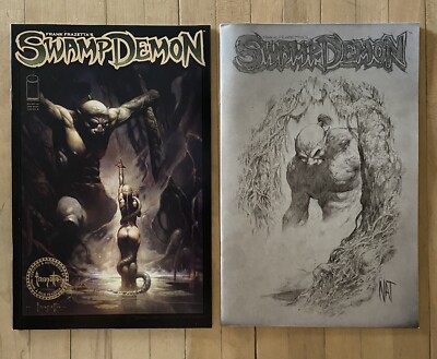 Frank Frazetta's SWAMP DEMON #1 Seal Edition Sketch Covers Image Comics ...