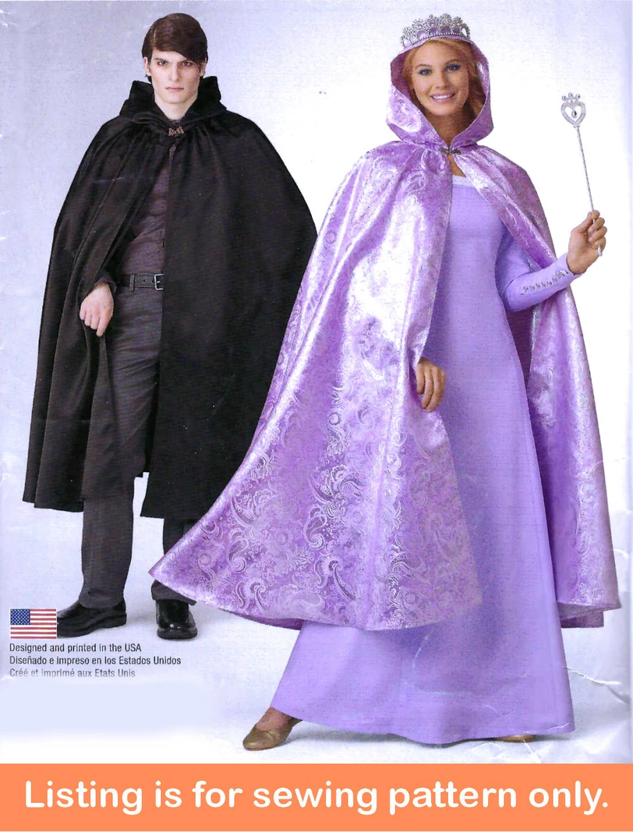 Medieval Hooded Cloak Pattern