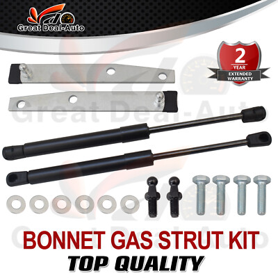 2x Bolt in Bonnet Strut Kit For Landcruiser 70 Series HJ75 HZJ75 HZJ79 ...