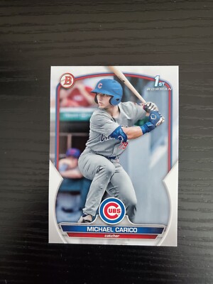 Michael Carico - 2023 Bowman Draft Paper Prospect 1st Bowman BD-170 ...