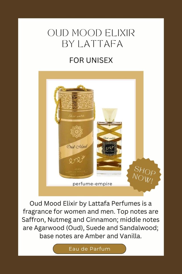 Oud Mood Elixir by Lattafa perfume for unisex EDP 3.3 / 3.4 oz. New in ...
