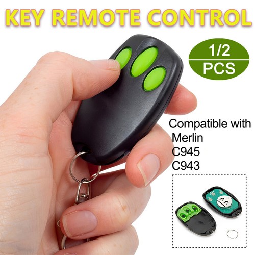 1/2PCS Merlin C945 CM842 C940 C943 Replacement Garage Gate Door Remote ...