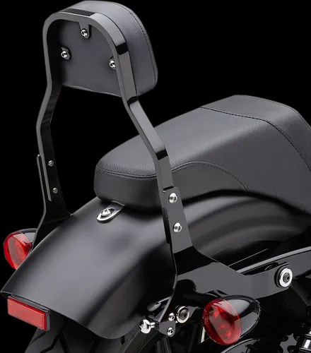 Cobra 11in Black Square Mini Backrest Kit Harley Softail Springer 00-05 ...