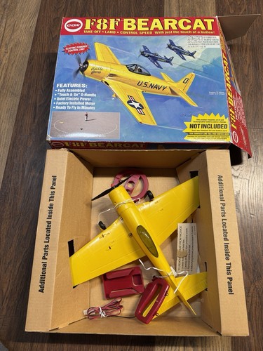 Cox u.s navy f8f bearcat plane electric powered control line new open ...