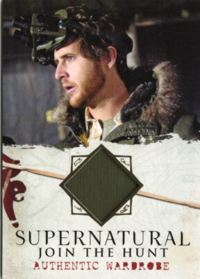 Supernatural Seasons 1-3 2014 Costume Wardrobe Relic Card M09 Ed ...