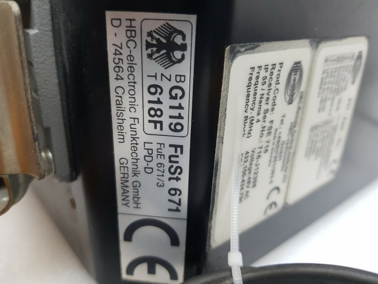 KONE CRANES REMOX hbc-radiomatic remote control fce 716 | eBay