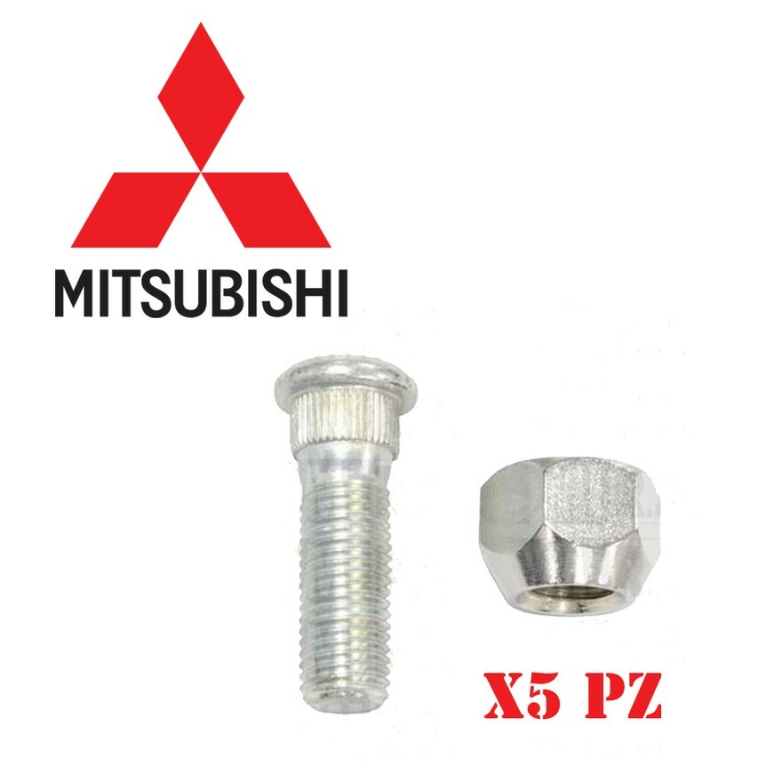 Column Kit Pin + Wheel Nut Mitsubishi L200 Pajero 5 Pieces MB301509 | eBay
