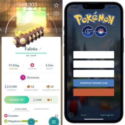 Shiny Dynamax Falinks mini PTC 20k (read description) | eBay