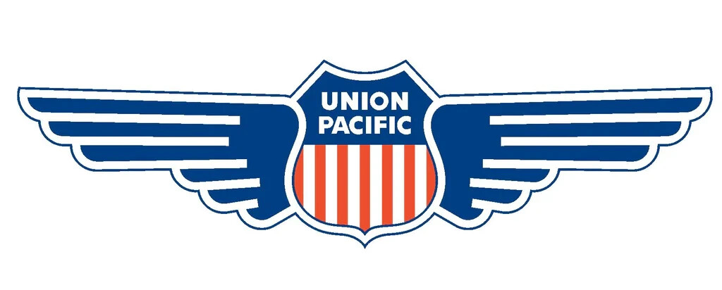 12" UNION PACIFIC WING LOGO RAILROAD RAILWAY TRAIN STICKER DECAL USA ...
