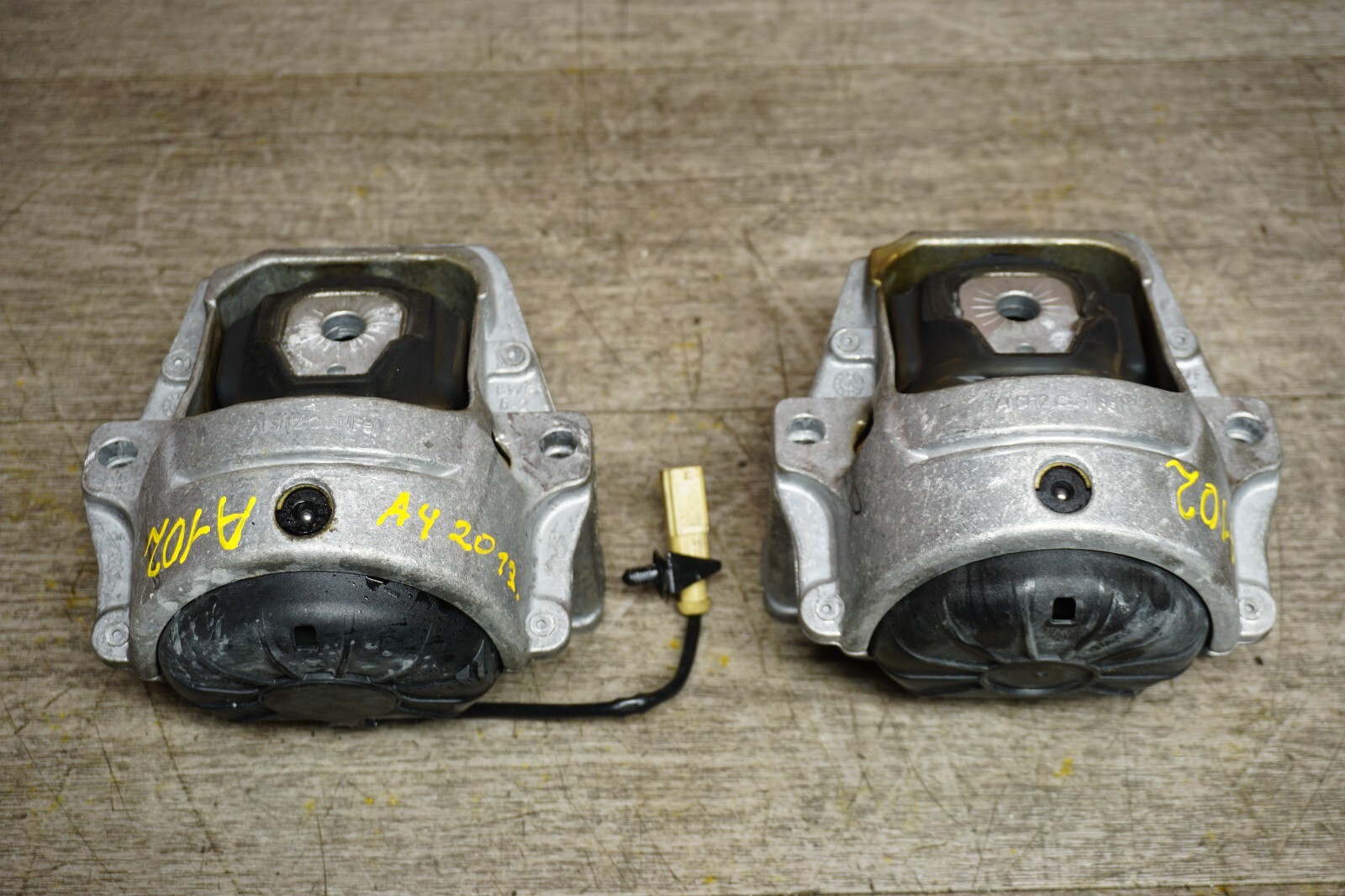 2013-2016 AUDI A4 B8 2.0L L4 GAS LEFT & RIGHT ENGINE MOTOR MOUNT SET ...