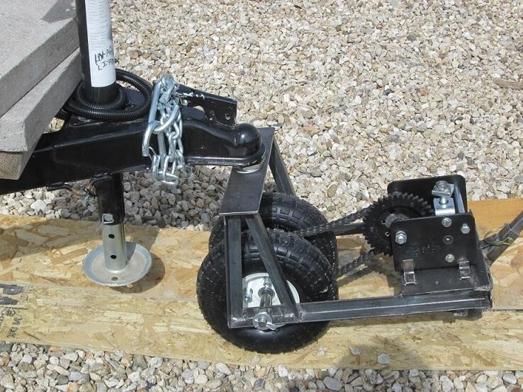 1 Ton Cable Hand Winch Hand Crank Puller Portable Worm Gear Boat ...