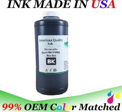 BULK INK SCREEN PRINTING FOR FILM BLACK DYE INK FOR UV BLOCKING 1 liter ...