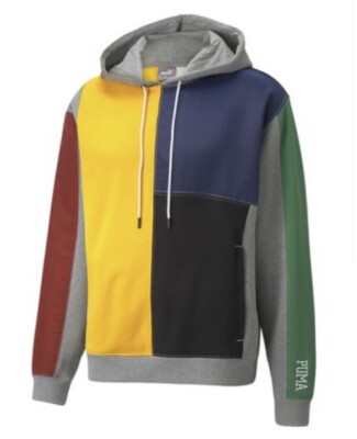 Puma Signature Hoodie Sweatshirt Colorblock 532086 01 Men’s Small New ...