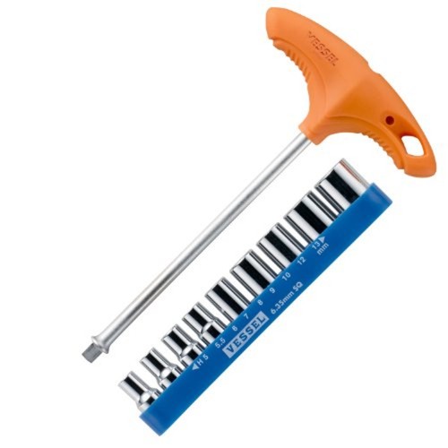 Vessel (VESSEL) eco software T bar socket set No.460NT-9S F/S w ...