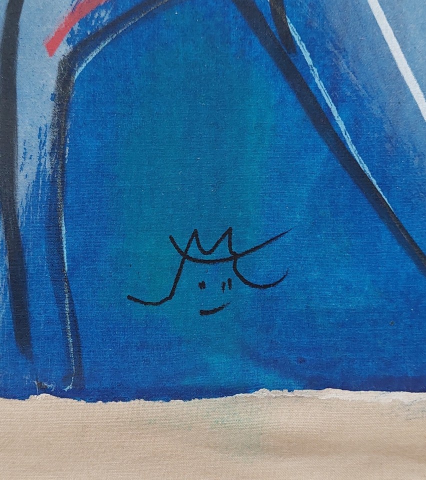 Roberto Matta Signed Chilean Abstract Expressionist Oil Painting on ...