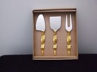 Handcrafted Brass Feather Cheese Knife Set | eBay