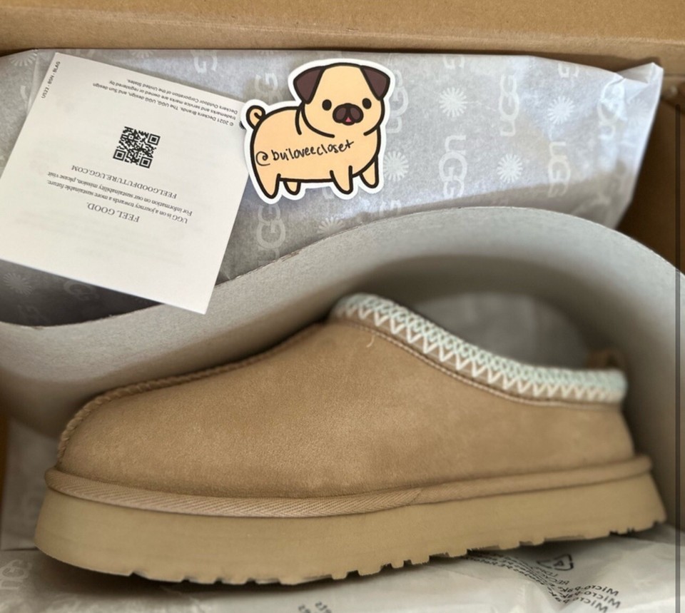 UGG TAZZ BRAID SAND PLATFORM SLIPPER SHOE CLOG SIZE YOUTH KID 6 / WOMEN US 8 | eBay