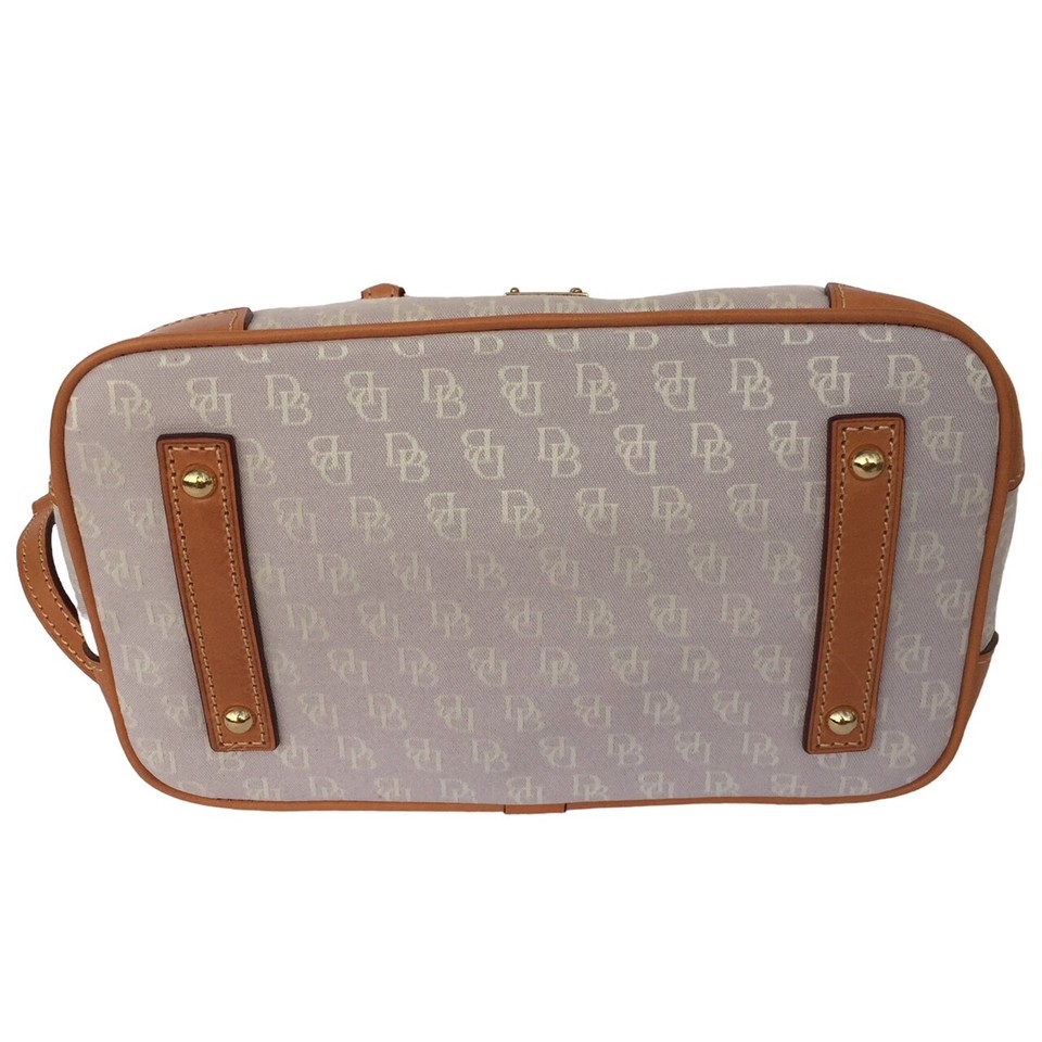 Dooney Bourke Handbag Charlie Satchel Canvas Crossbody Signature Logo ...