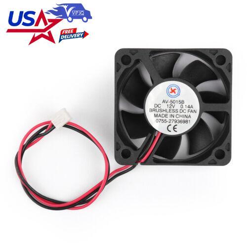 10PCS DC Brushless Cooling PC Computer Fan 12V 5015B 50x50x15mm 0.14A 2 ...