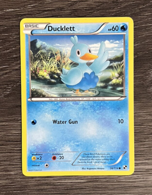 Ducklett 36/114 - Black & White - Common - Pokemon TCG Card | eBay