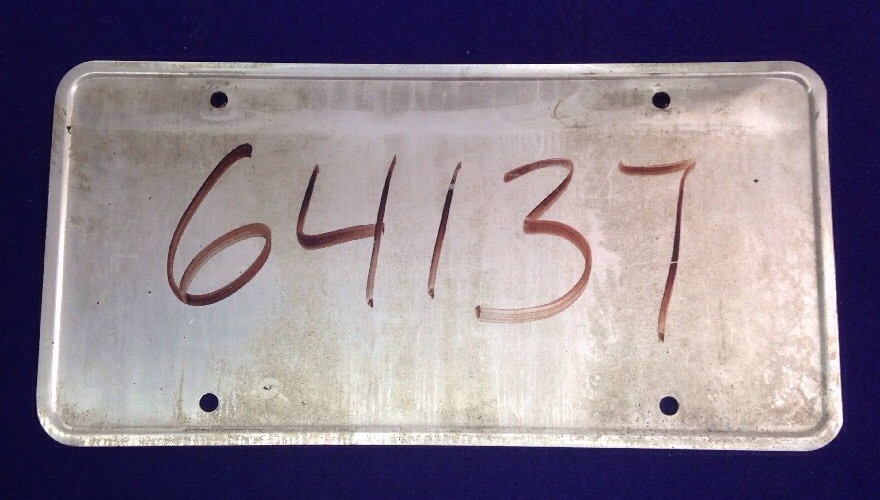 2013 ALABAMA AL NOV 31 X2 5157 TRUCK EXEMPT COMMODITY TAX LICENSE PLATE ...