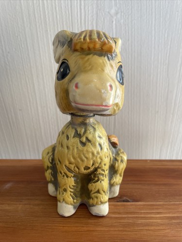 Vintage Donkey Bobblehead Bank | eBay