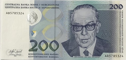 Bosnia & Herzegovina 200 Convert Maraka 2022 P 71 UNC | eBay