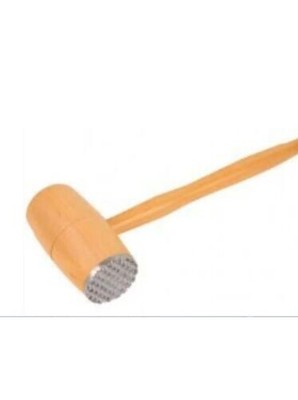Wooden Meat Tenderizer Mallet Teeth Steak Pointed Round Hammer | eBay