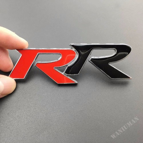 RR 3D Metal Car Trunk Rear Emblem Badge Decal Sticker Trunk Rear Gift ...