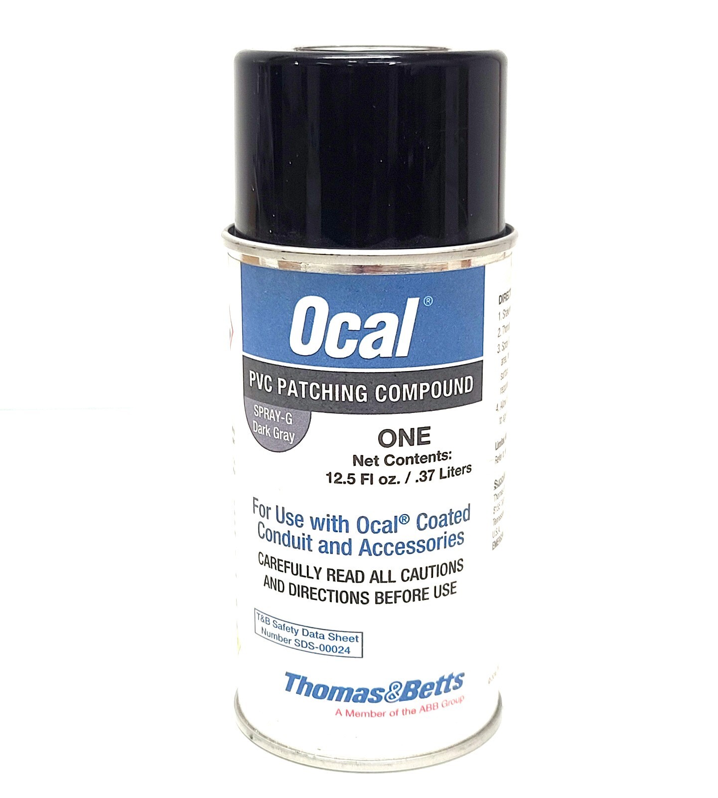 Ocal® SPRAY-G ~ 12.5 FL Oz PVC Patching Compound Coated Conduit ~ Dark ...