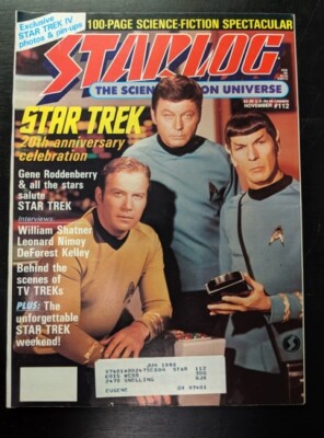 1x Starlog: #112 November 1986 Used/Good Magazines | eBay