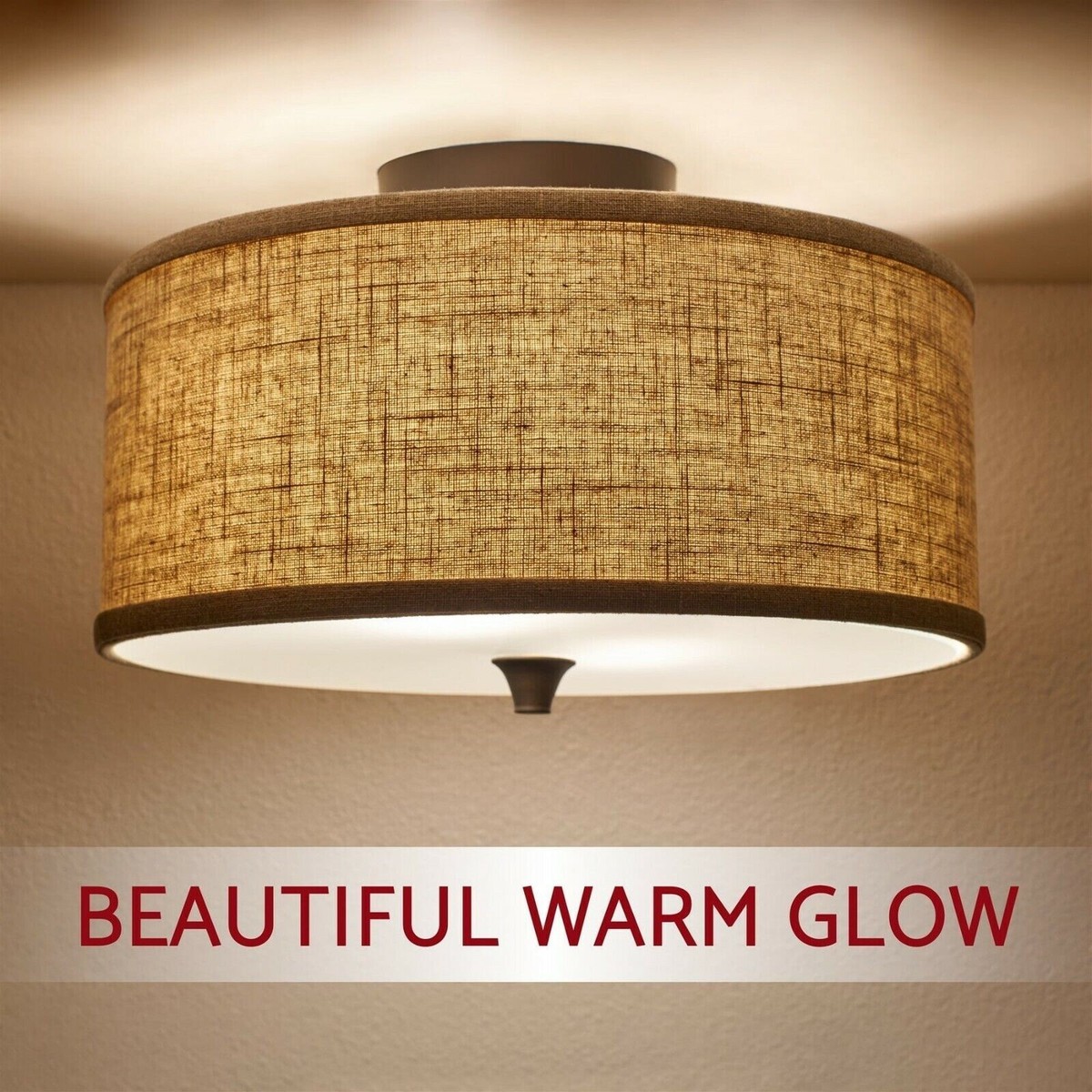 Orange Burlap Around A Light Fixture Home Decor Column: Shining Shade