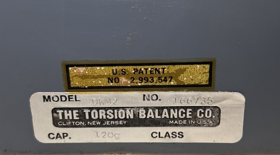 Vintage Torsion Balance Company Mechanical Pharmacy Scale Model DWM2 ...