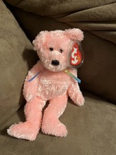Sherbet the Bear - Pink - Beanie Babies - Beaniepedia